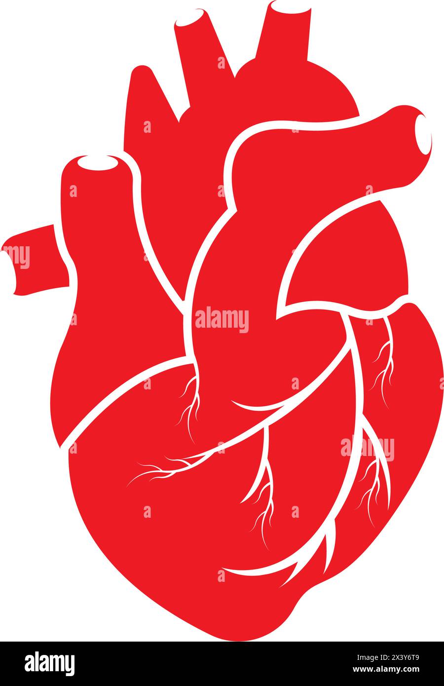 Human heart logo medical cardiology vector icon illustration design ...