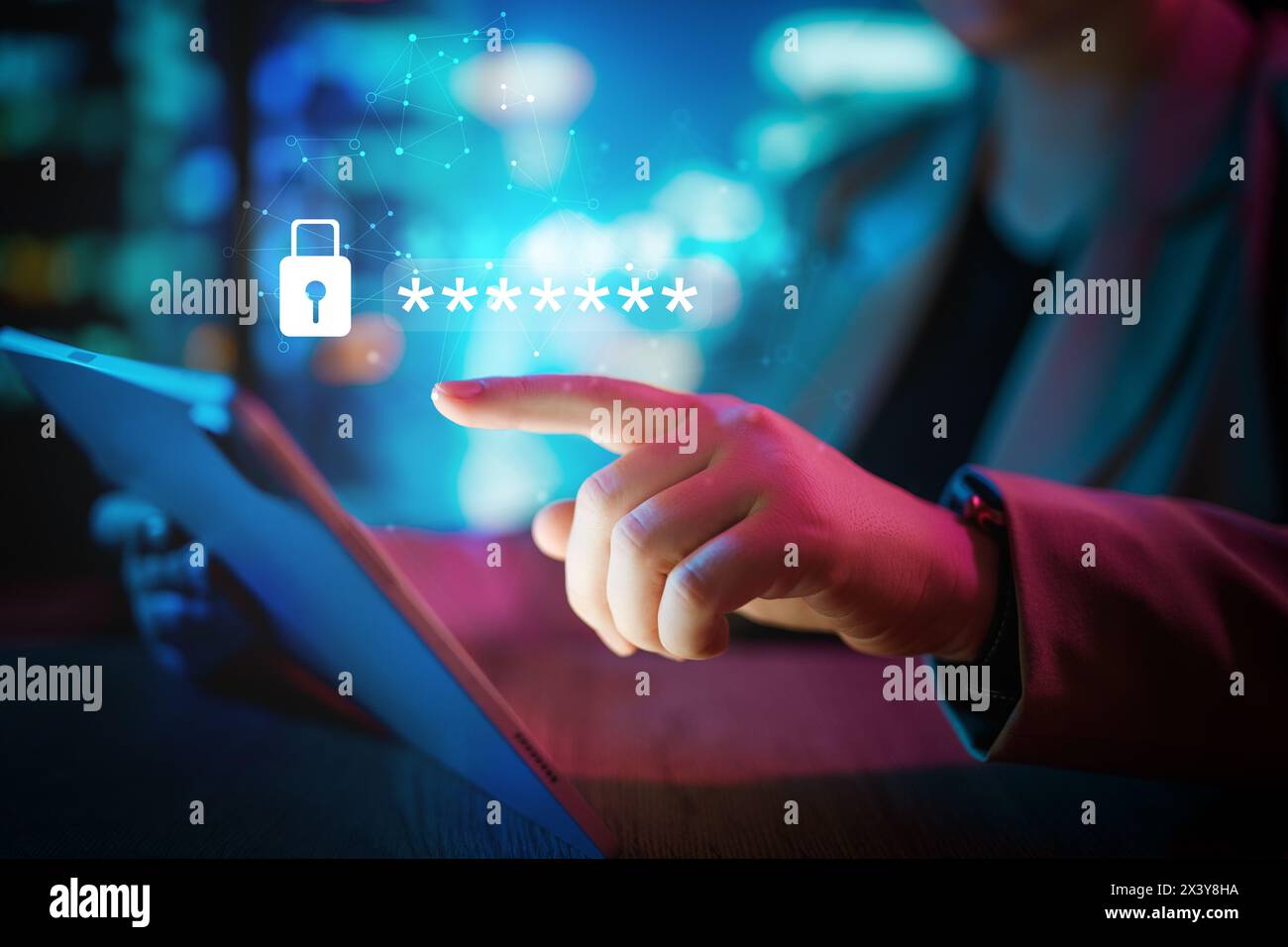 Using a password for mobile cybersecurity or a password to confirm ...