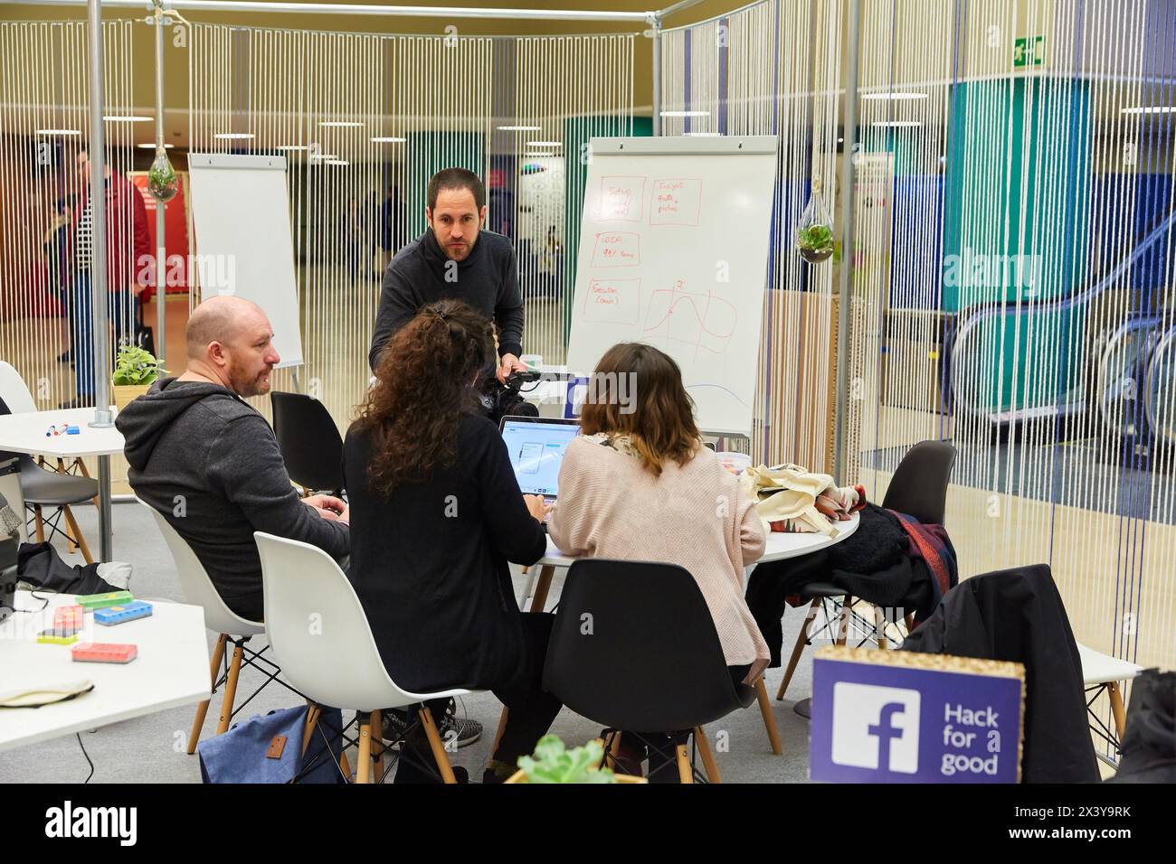 Advertising creative teams. La Cantera. Hack for Good. Competition on ...