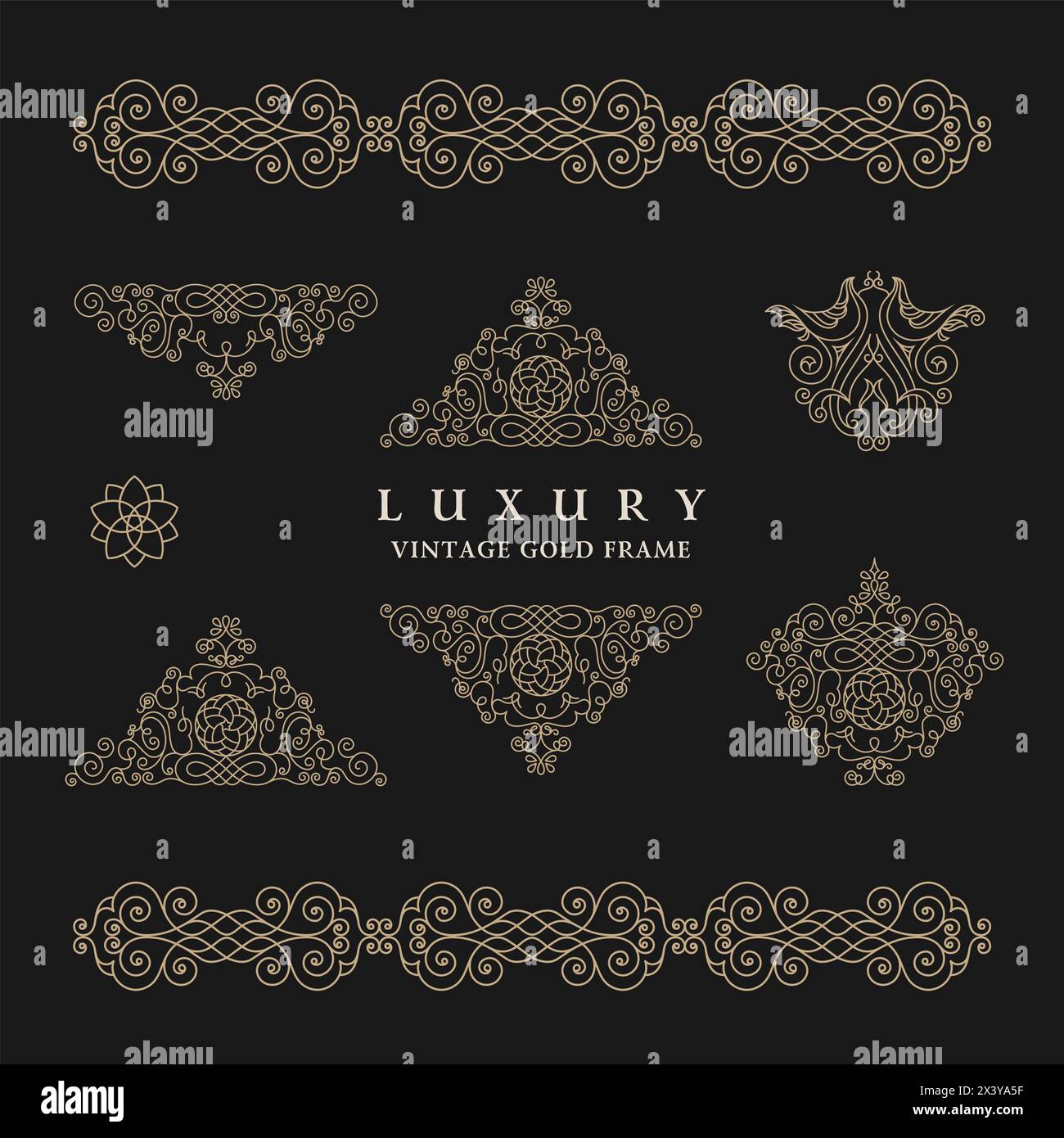Arabesque scrollwork Stock Vector Images - Alamy