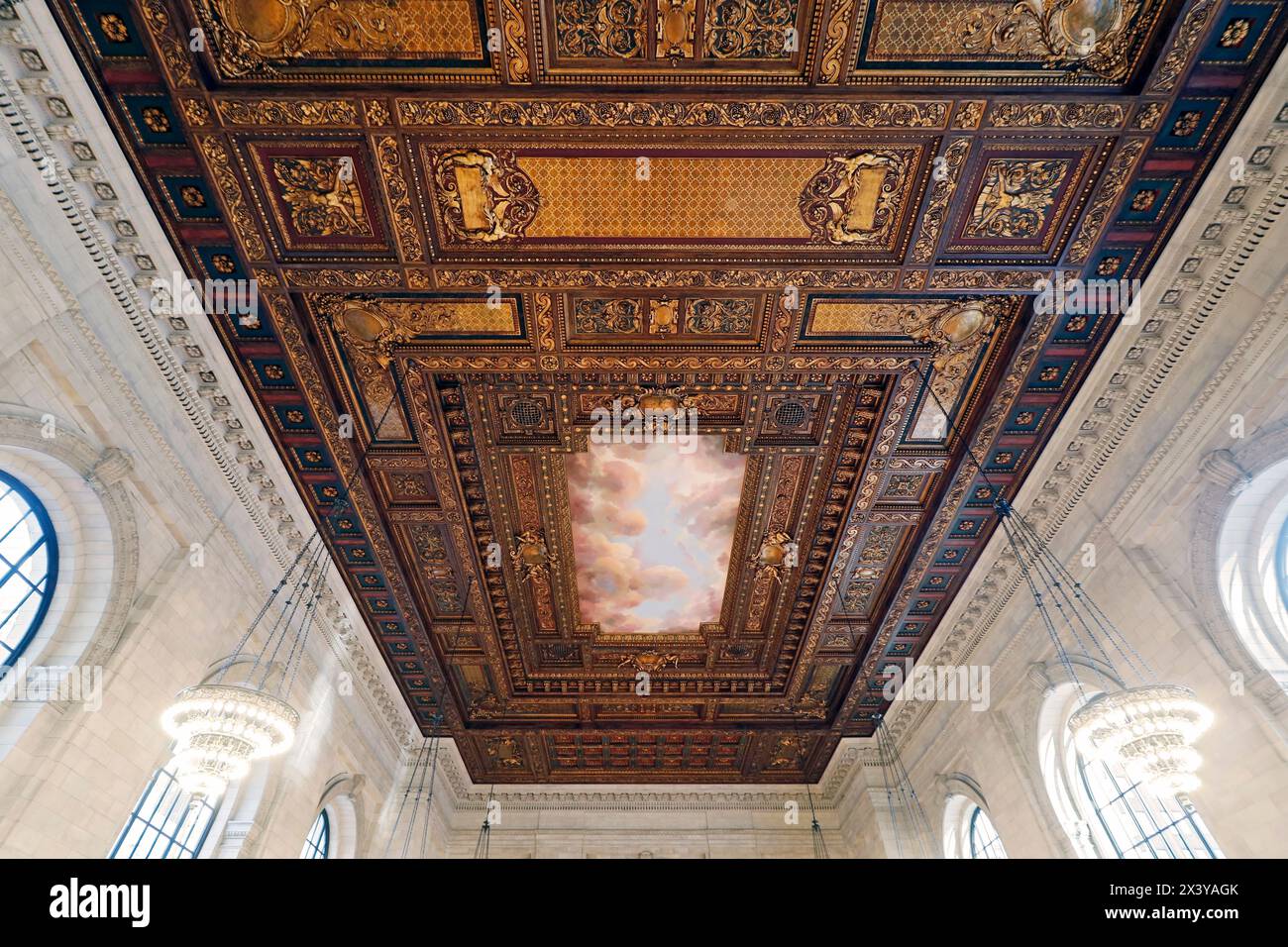USA. New York City. Manhattan. The New York Public Library. The ...