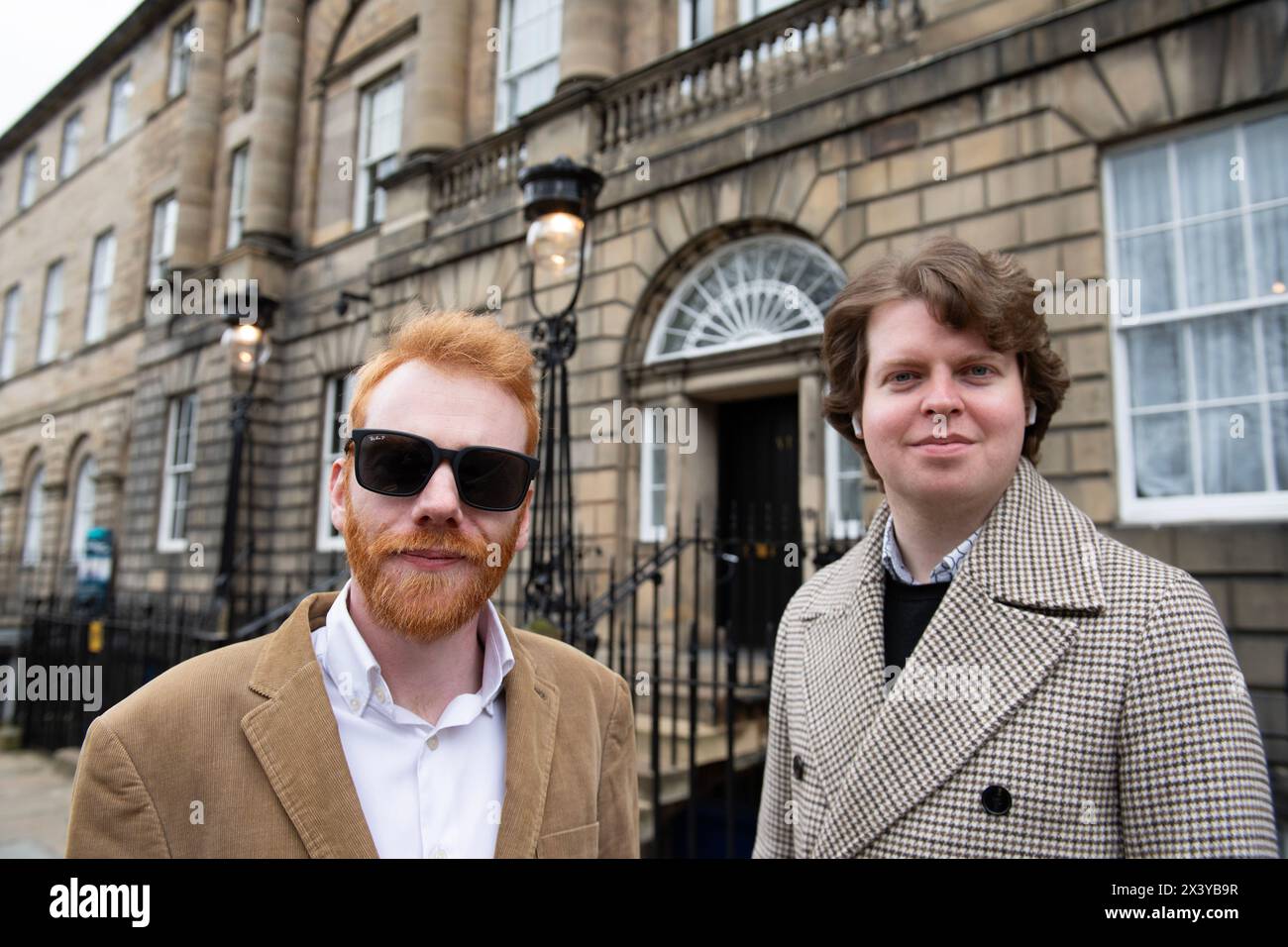 Edinburgh, Scotland, UK. 29th Apr, 2024. PICTURED: Scenes inside Parliament and outside of Bute ...