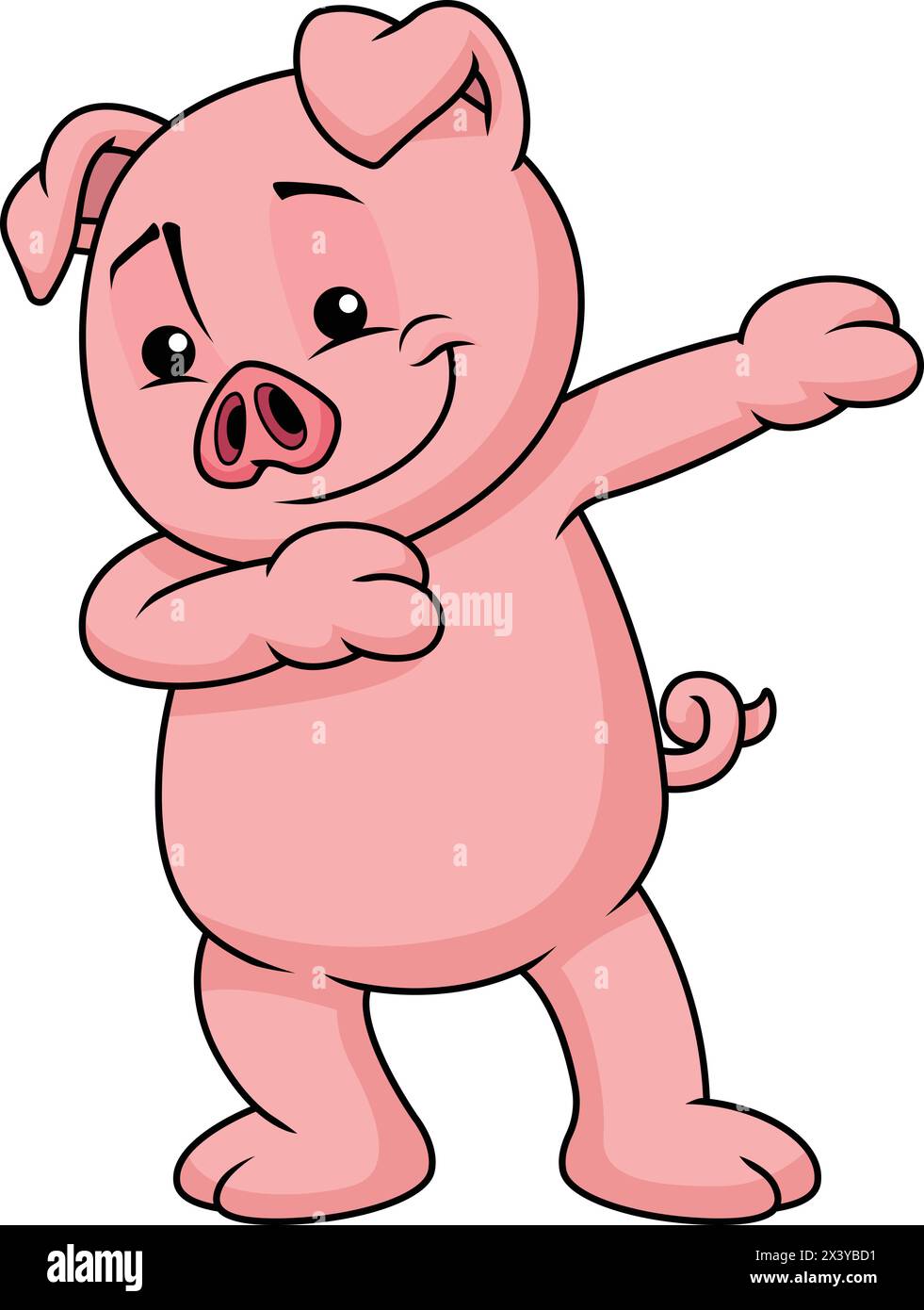 Pig dance Stock Vector Images - Alamy