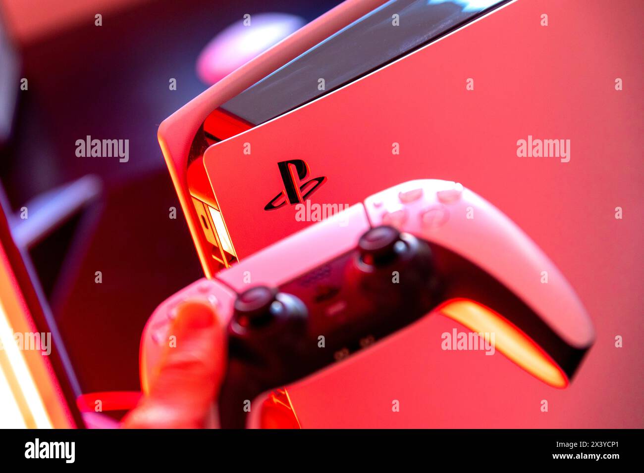 Gaming. Playstation 5. PS5 Stock Photo - Alamy