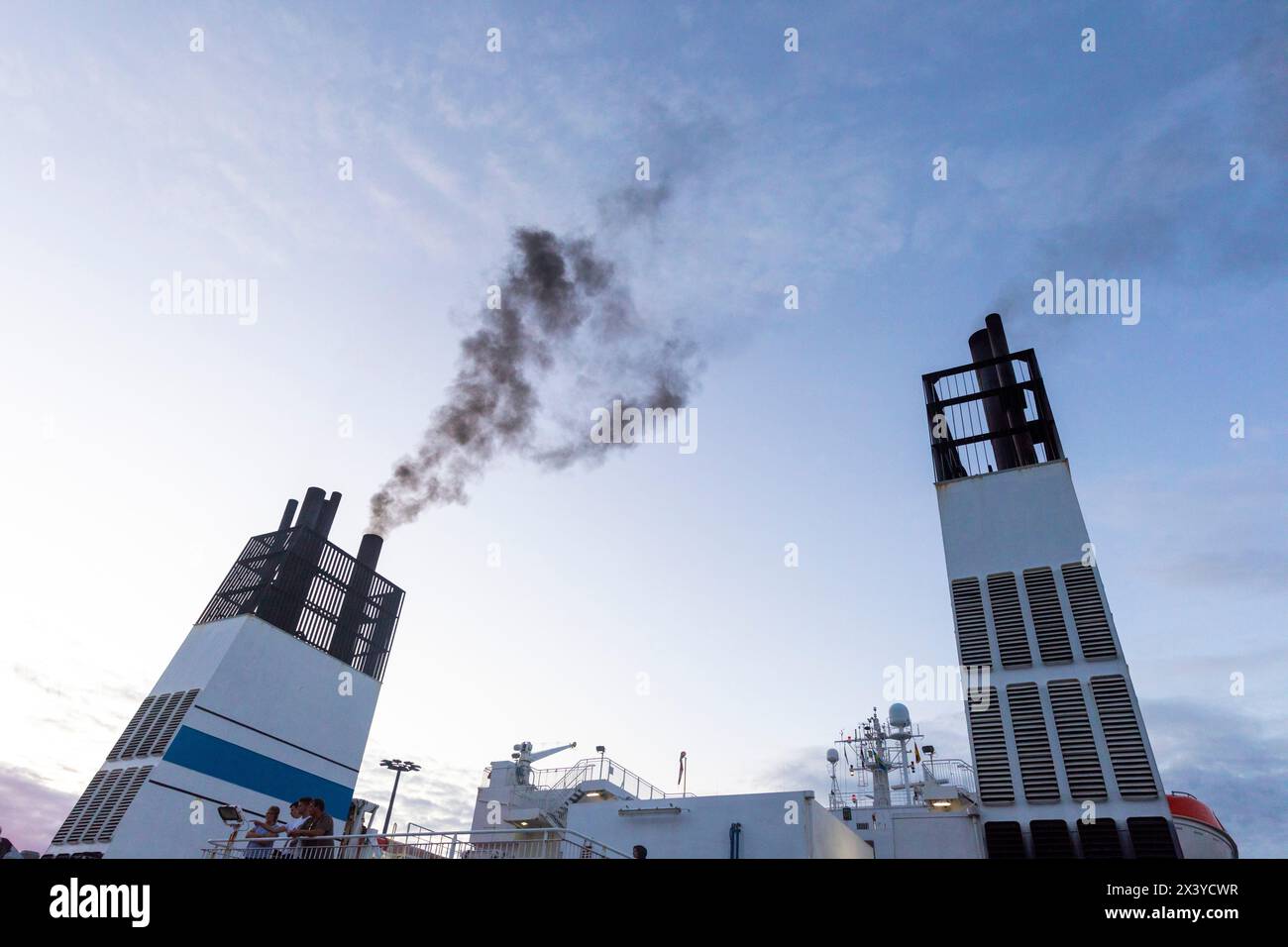 Ferry smoke hi-res stock photography and images - Alamy