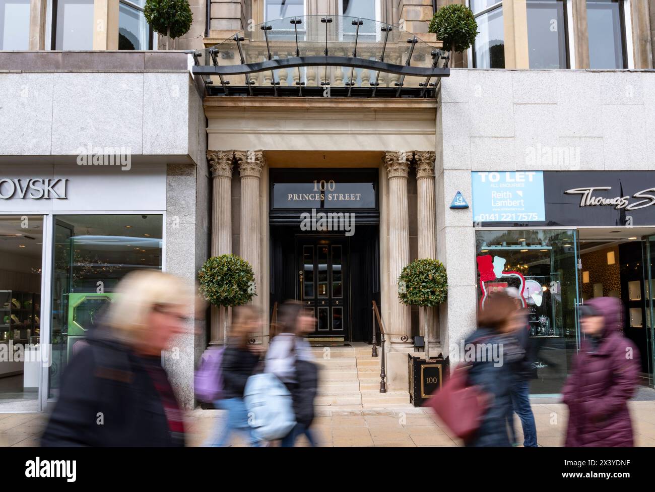 100 princes street hotel hi-res stock photography and images - Alamy