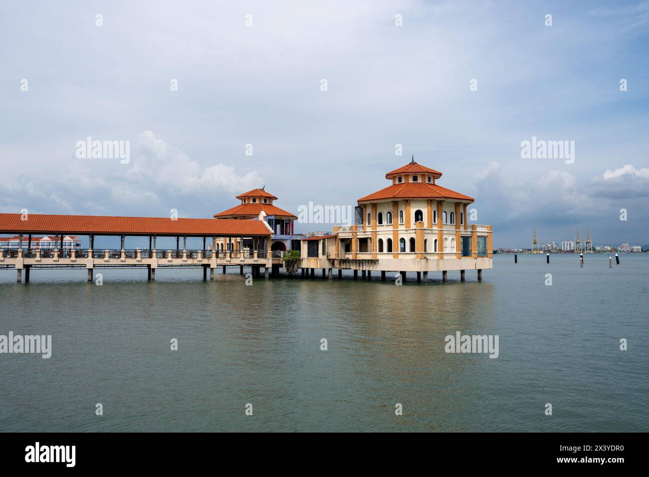 A Pier Building of George Town on Penang Island in Malaysia Asia Stock ...