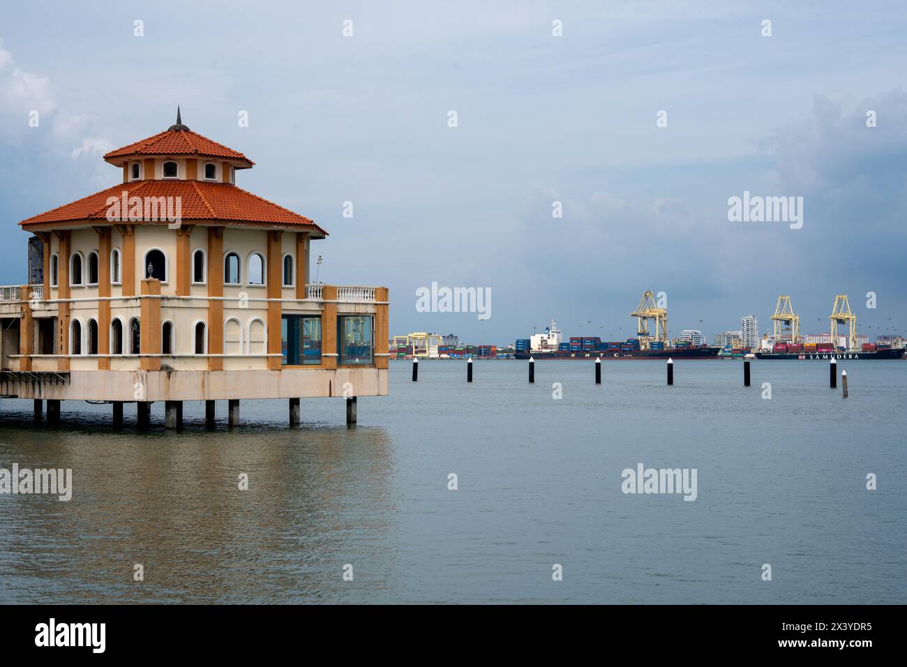 A Pier Building of George Town on Penang Island in Malaysia Asia Stock ...