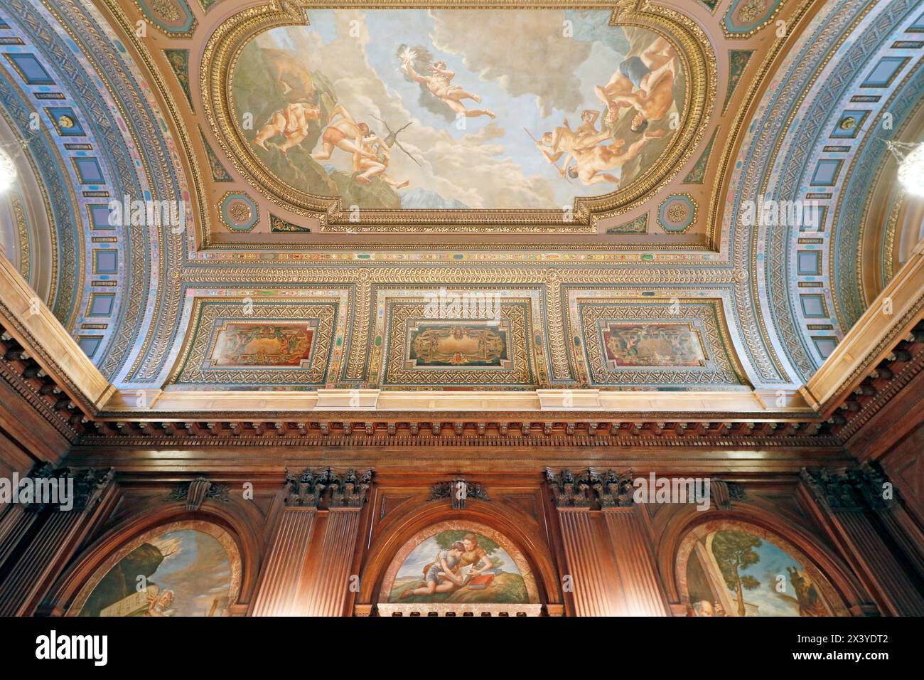 USA. New York City. Manhattan. The New York Public Library. The ...