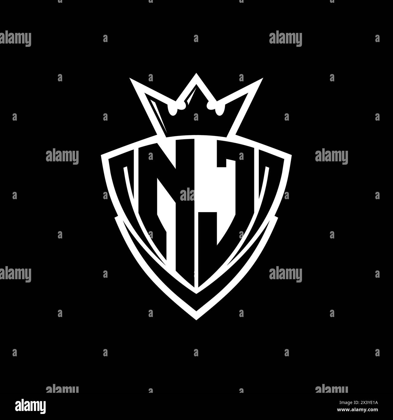 Nj logo Black and White Stock Photos & Images - Alamy