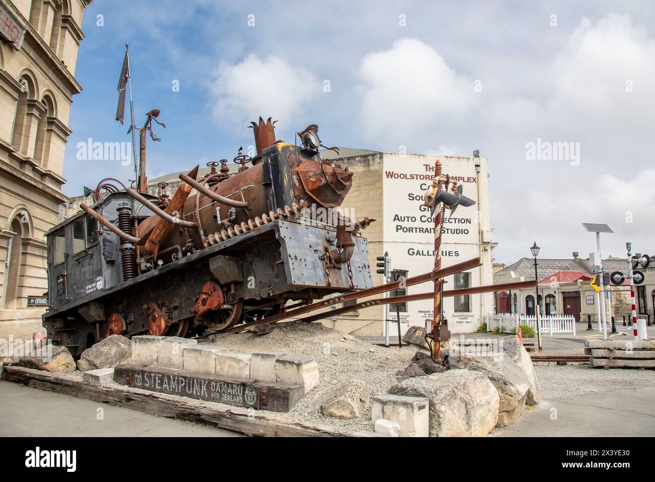 Oamaru New Zealand 23rd Dec 2023: the Steampunk HQ is an art ...