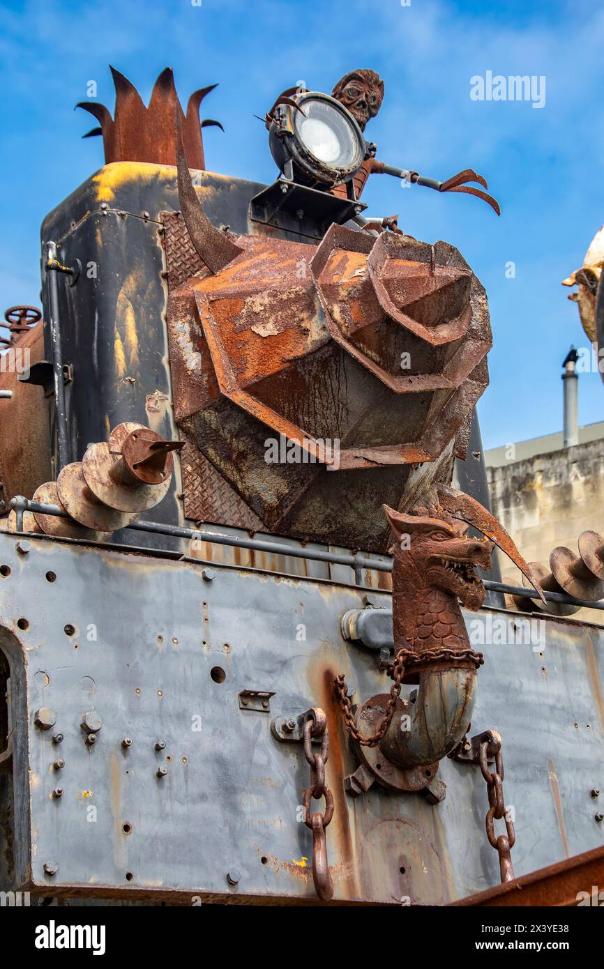 Oamaru New Zealand 23rd Dec 2023: the Steampunk HQ is an art ...