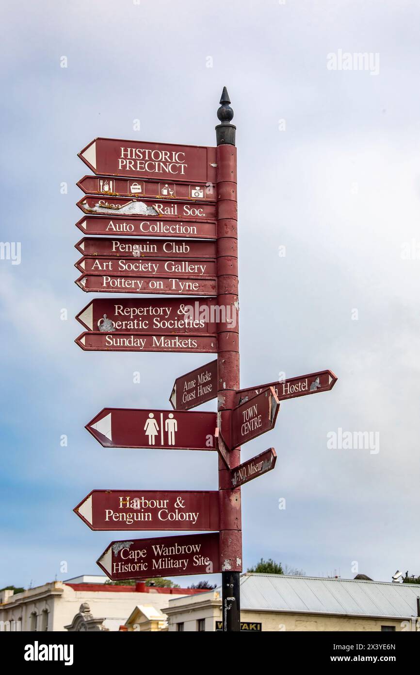 Oamaru New Zealand 23rd Dec 2023: the view of Victorian Oamaru's ...