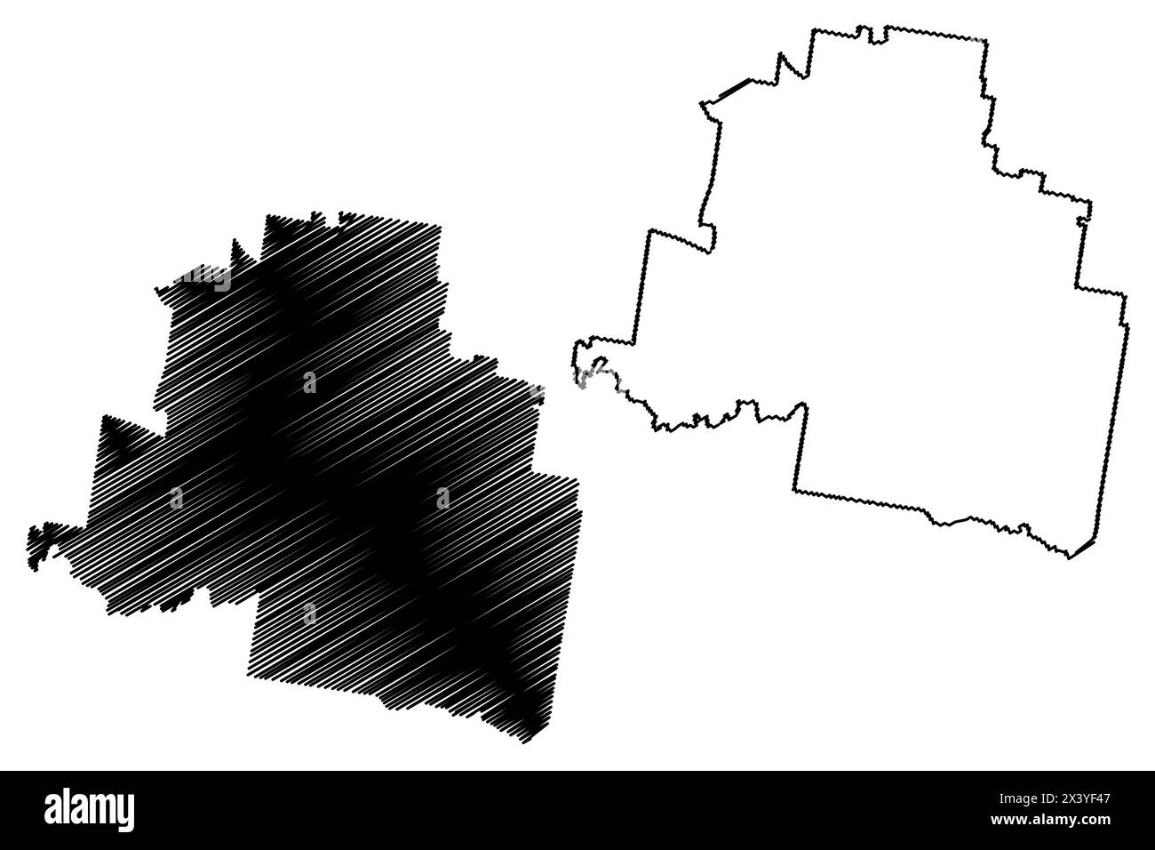 Leeton outline map hi-res stock photography and images - Alamy