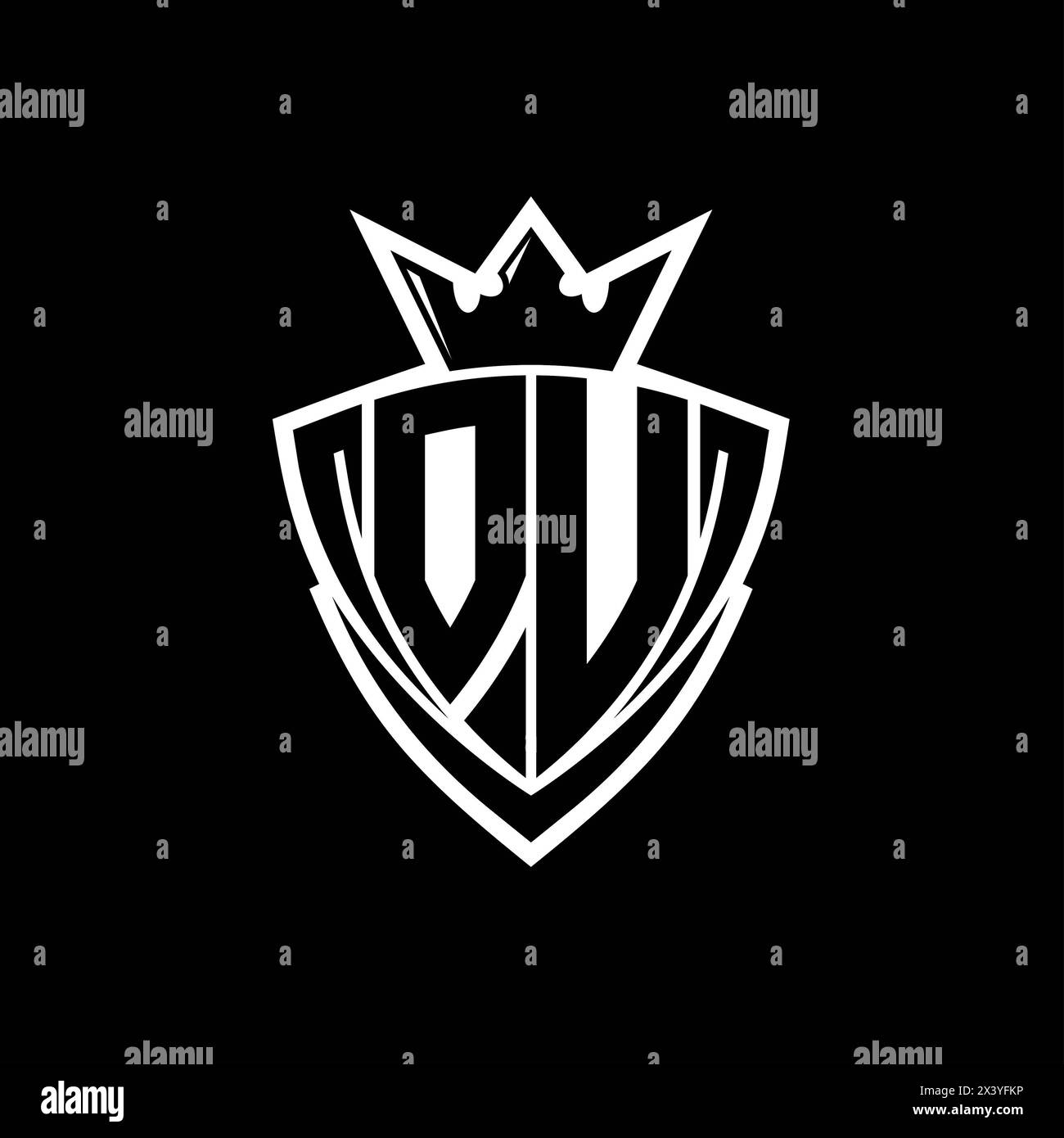 Letter ou logo Black and White Stock Photos & Images - Alamy