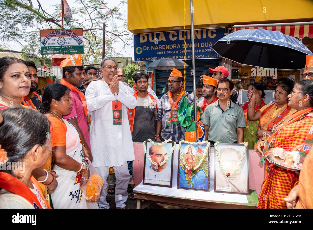 April 28, 2024, Kolkata, India: Bharatiya Janata Party (BJP) candidate ...