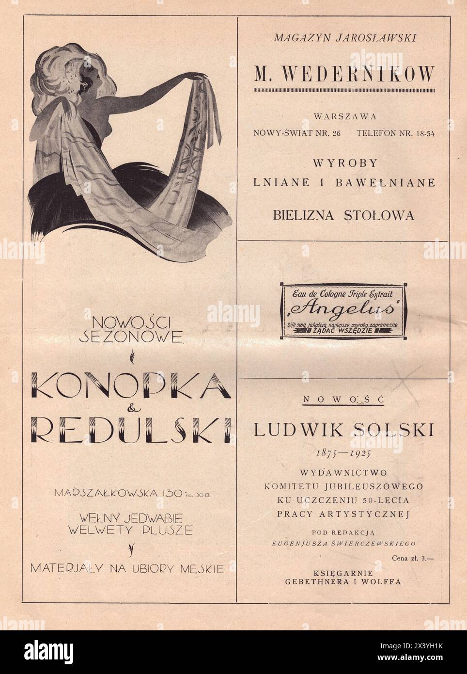 Prewar polish paper advertisement hi-res stock photography and images ...