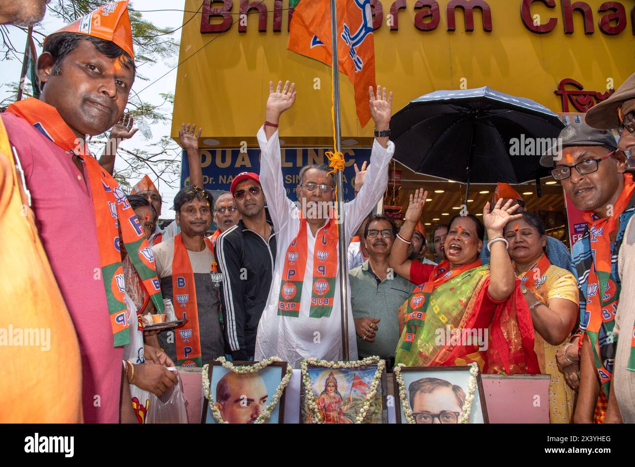April 28, 2024, Kolkata, India: Bharatiya Janata Party (BJP) candidate ...