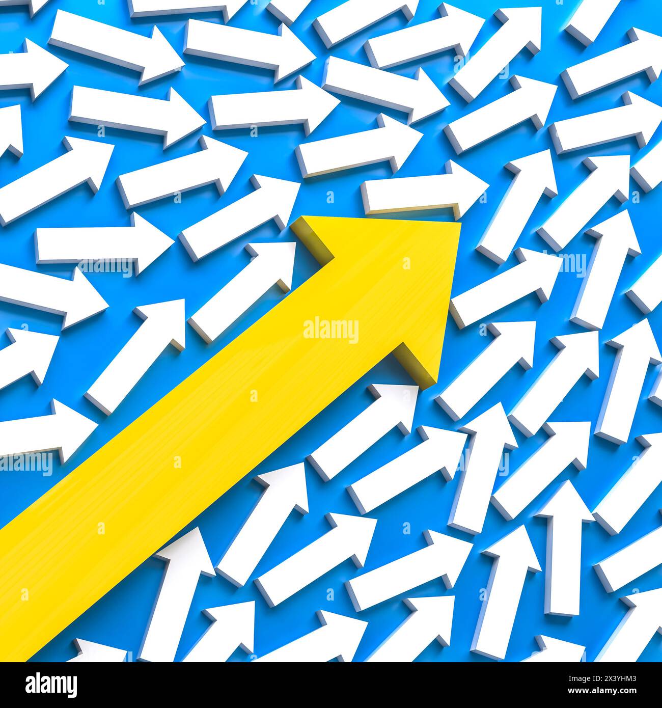 Arrow pointing upwards hi-res stock photography and images - Alamy