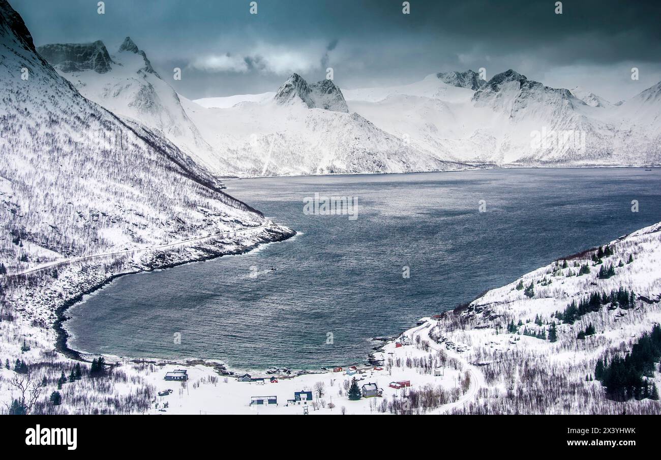 Norway, city of Tromso, Island of Senja, Fjordgar Stock Photo - Alamy