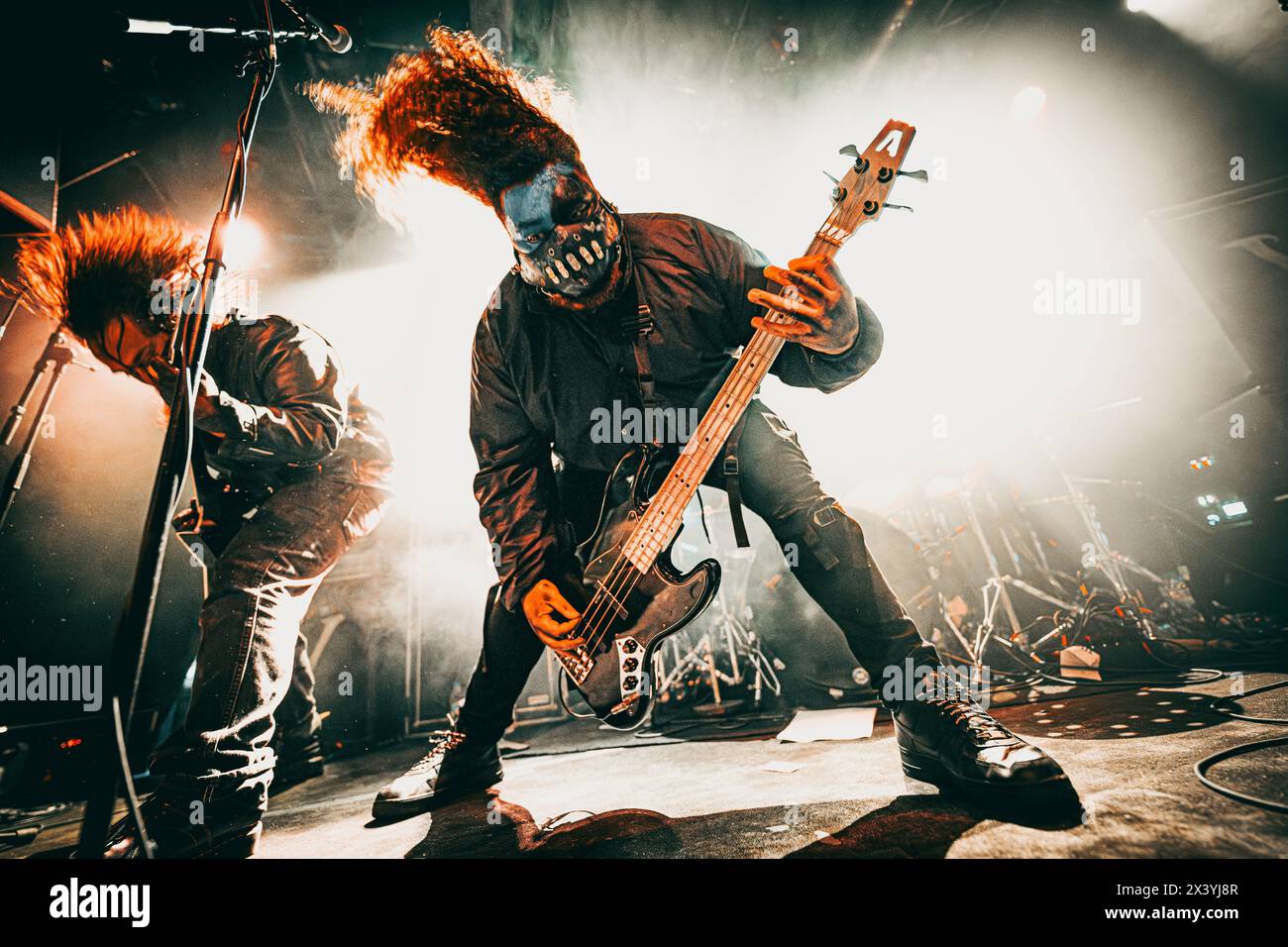 Copenhagen, Denmark. 28th Apr, 2024. The American nu metal band Vended ...