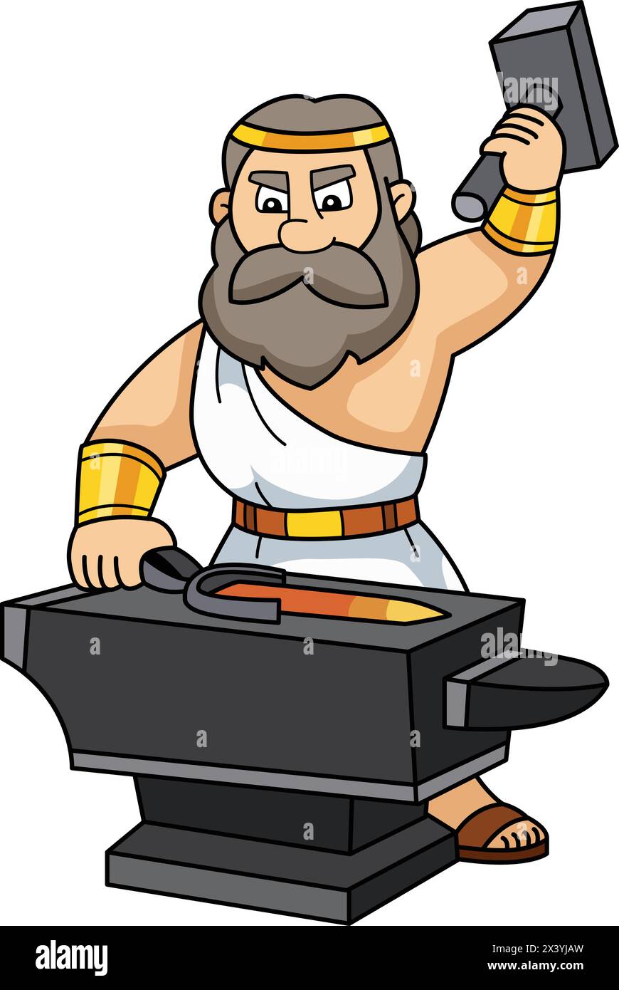 Hephaestus was the god of fire Cut Out Stock Images & Pictures - Alamy