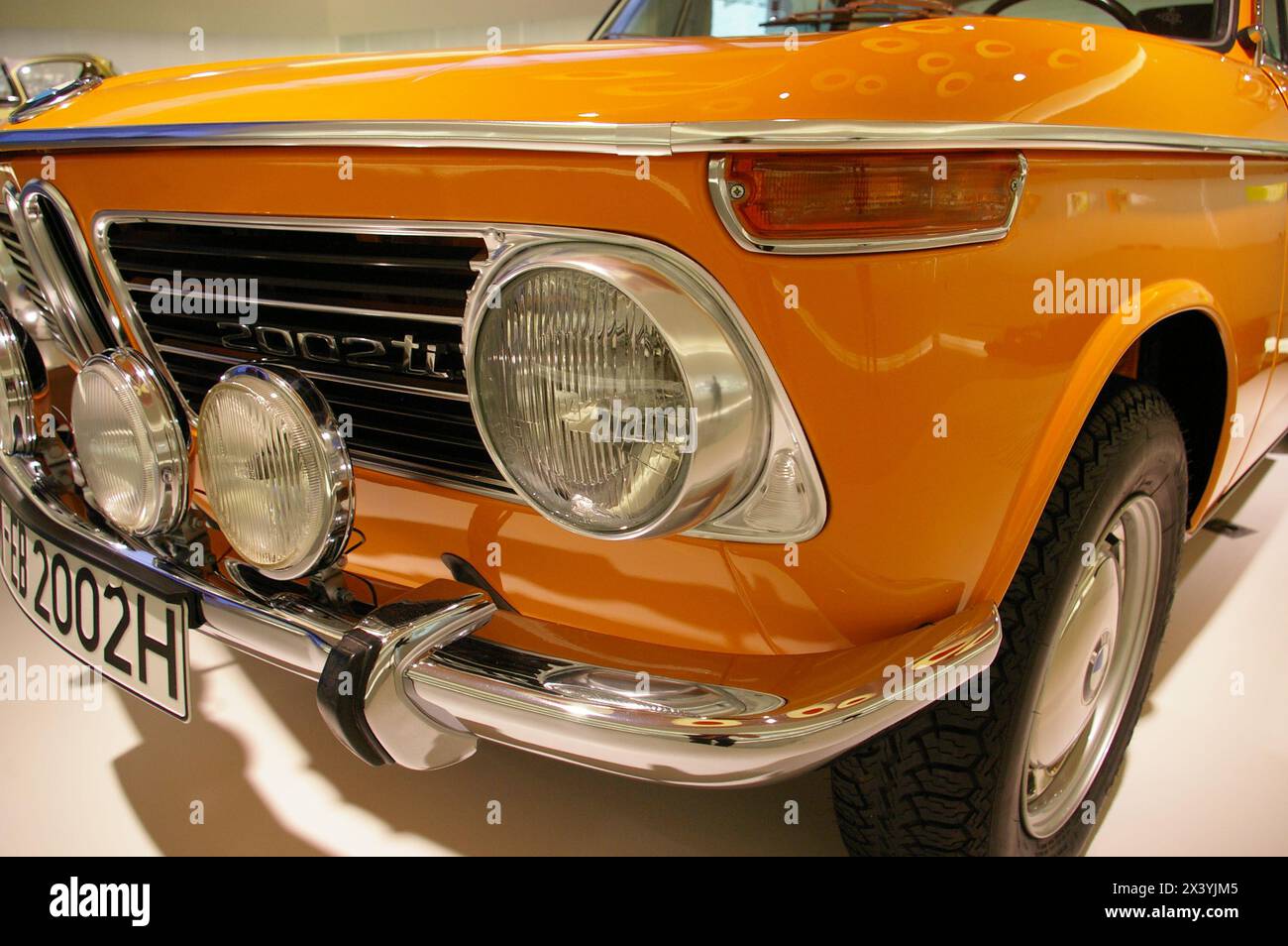 Classic Orange 1960s BMW 2002ti Stock Photo - Alamy