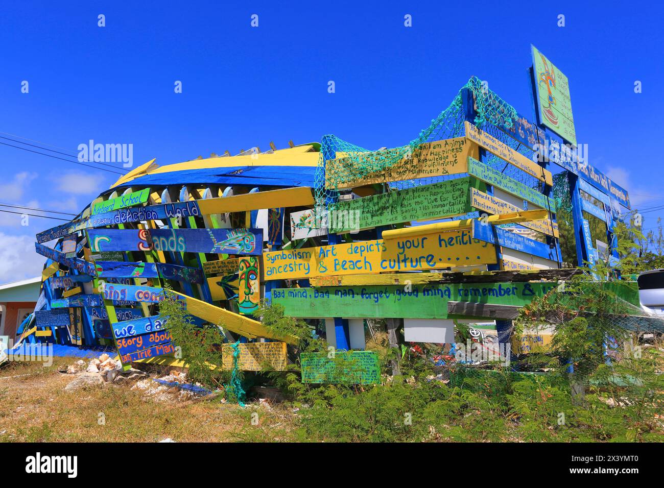 Barbados. Silver Sands beach, Brian Talma museum Stock Photo - Alamy