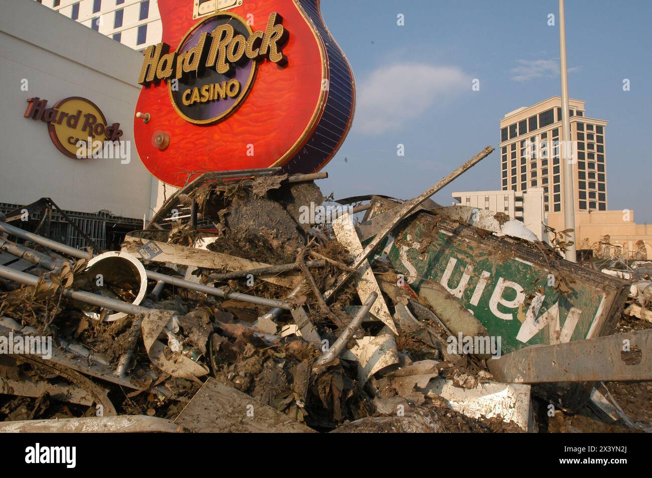 Hurricane katrina damage biloxi hi-res stock photography and images - Alamy