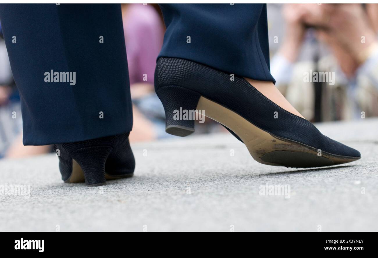 Hillary Clinton in Pittsburgh, Pennsylvania before the PA primary Stock ...