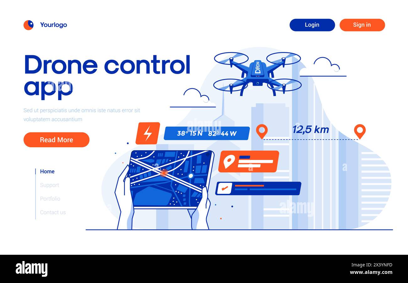 Aerial photography program Stock Vector Images - Alamy