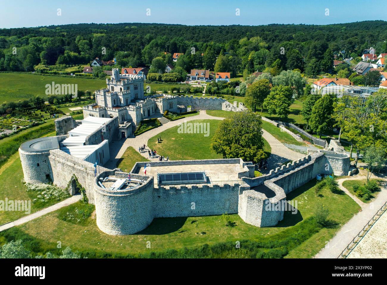 France, Pas de Calais, Hardelot Castle Stock Photo - Alamy