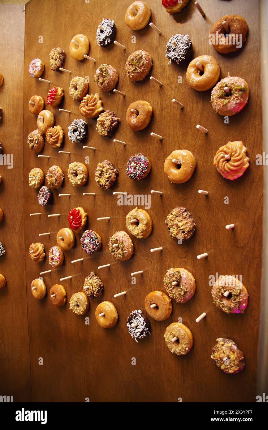 Assorted baked treats displayed hi-res stock photography and images - Alamy