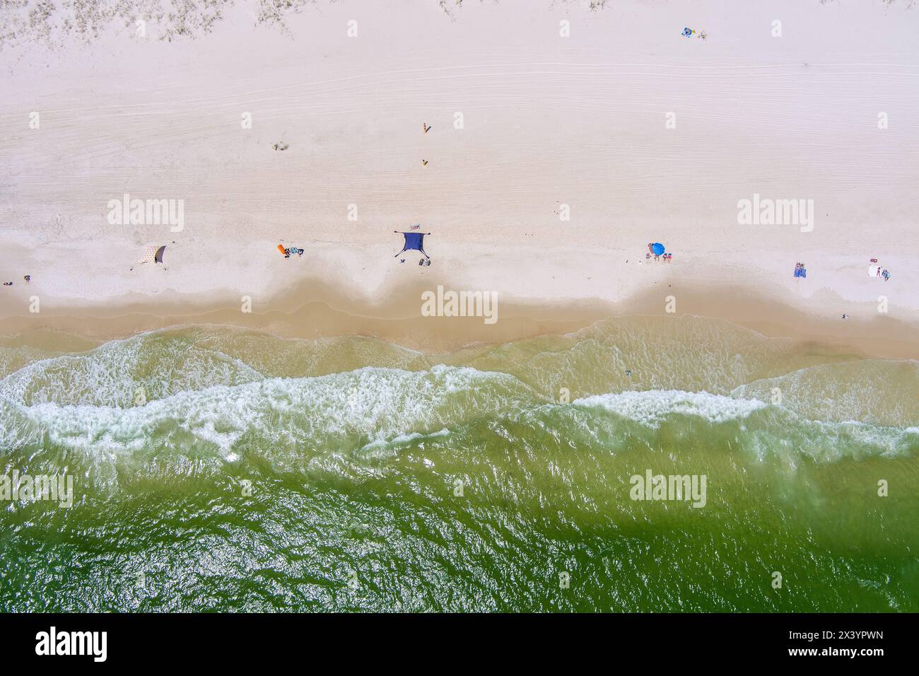 Aerial view of Gulf Shores, Alabama Stock Photo - Alamy