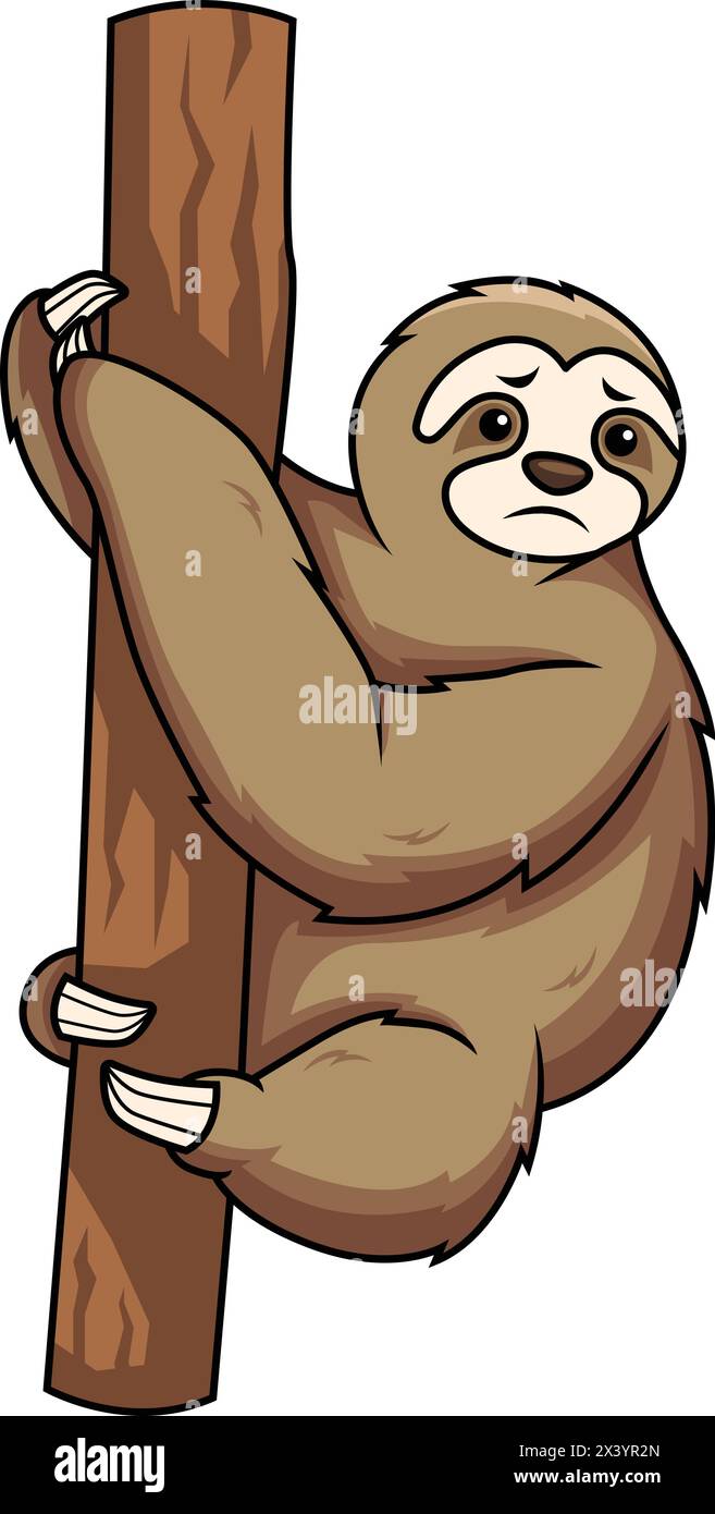 Cartoon unhappy tree hi-res stock photography and images - Alamy