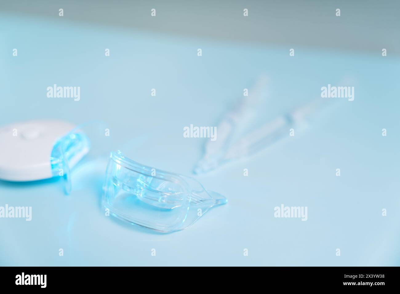 Home portable blue light equipment and syringes with teeth whitening ...