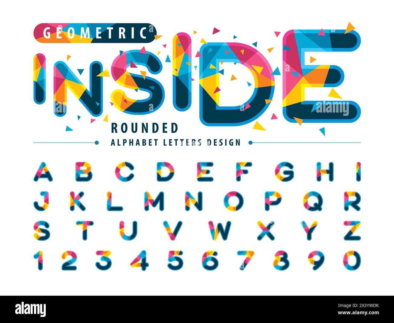 Alphabet letters set hi-res stock photography and images - Alamy