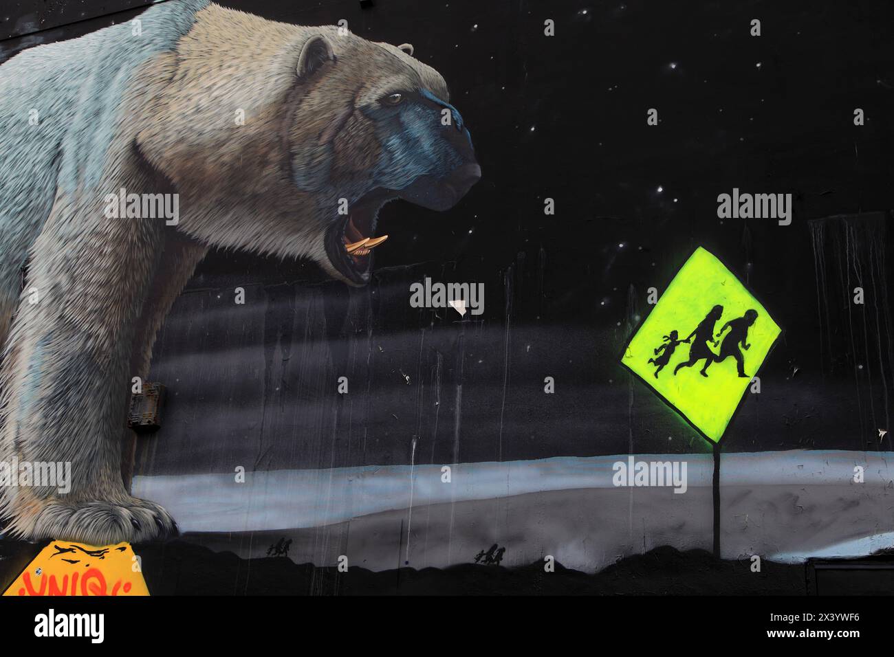 Usa, Florida, Miami, Wynwood district. Streetart. Artist Sonny Stock ...