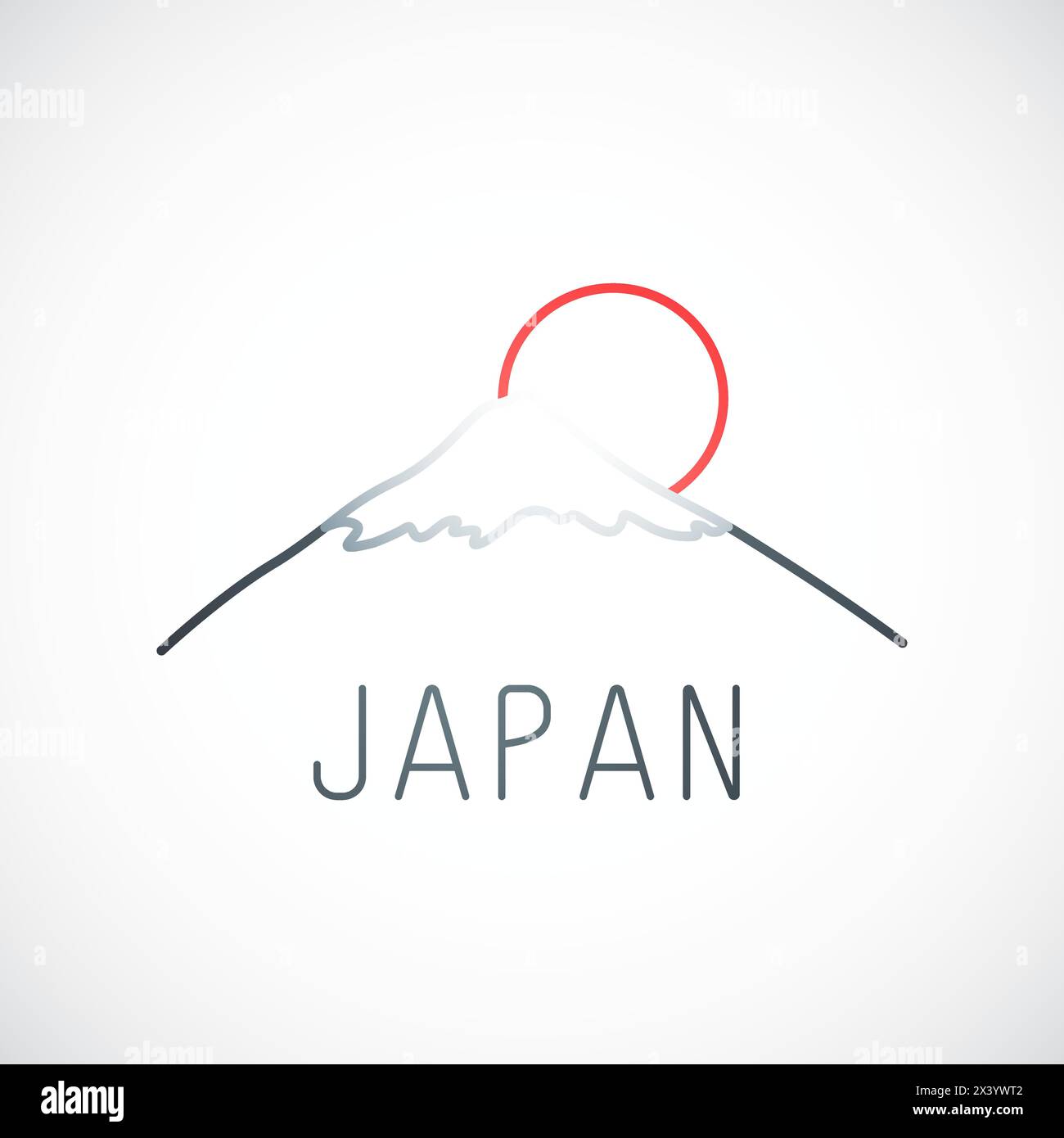 Mount fuji sign Stock Vector Images - Alamy