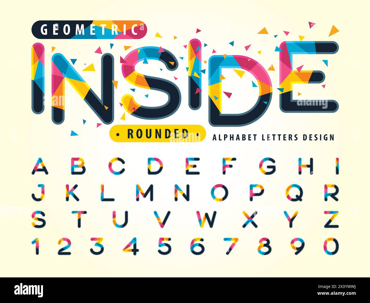 Alphabet letters set hi-res stock photography and images - Alamy