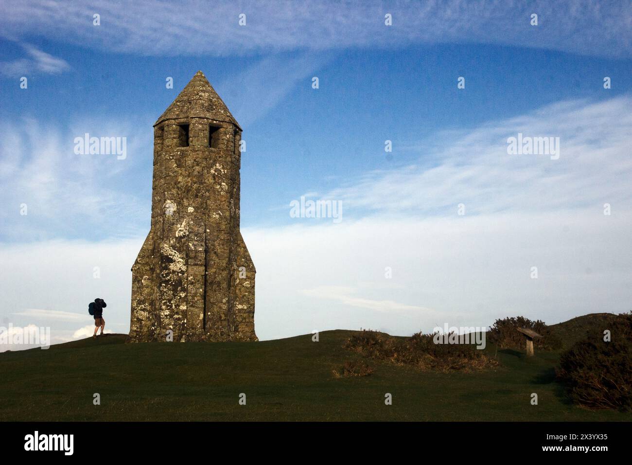 The medieval octagonal tower is all that remains of St Catherine’s ...