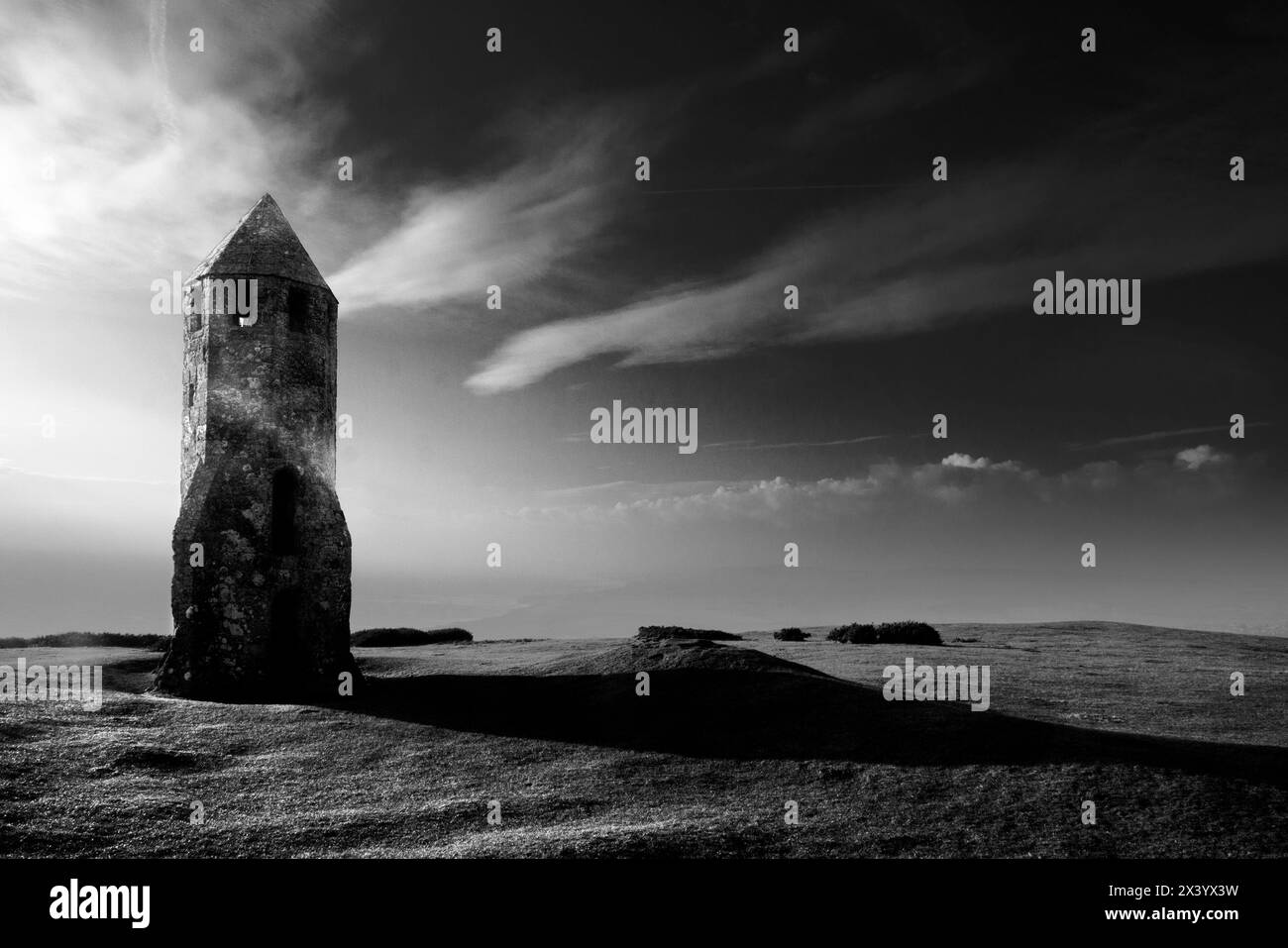 The medieval octagonal tower is all that remains of St Catherine’s ...