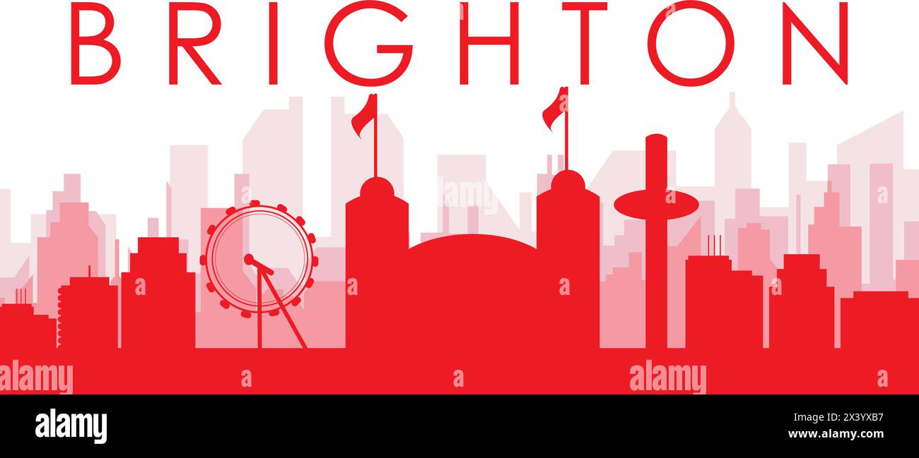 Brighton skyline silhouette hi-res stock photography and images - Alamy