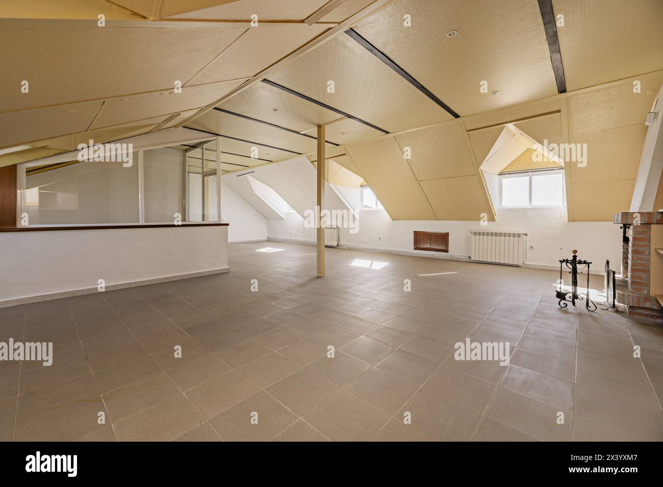 Open door of attic apartment hi-res stock photography and images - Alamy