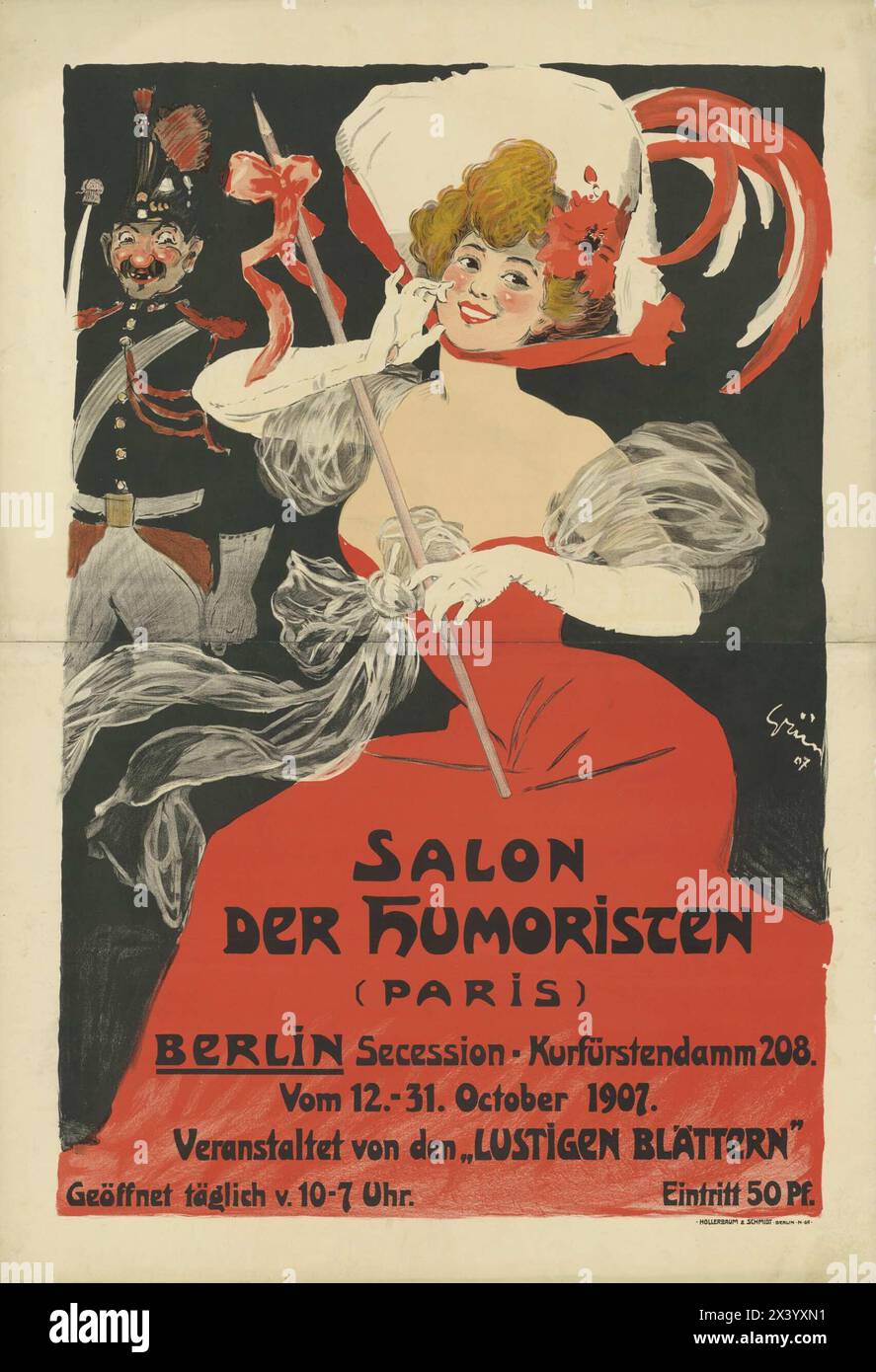 Vintage German Advertising P,oster: Salon der Humoristen (Paris ...