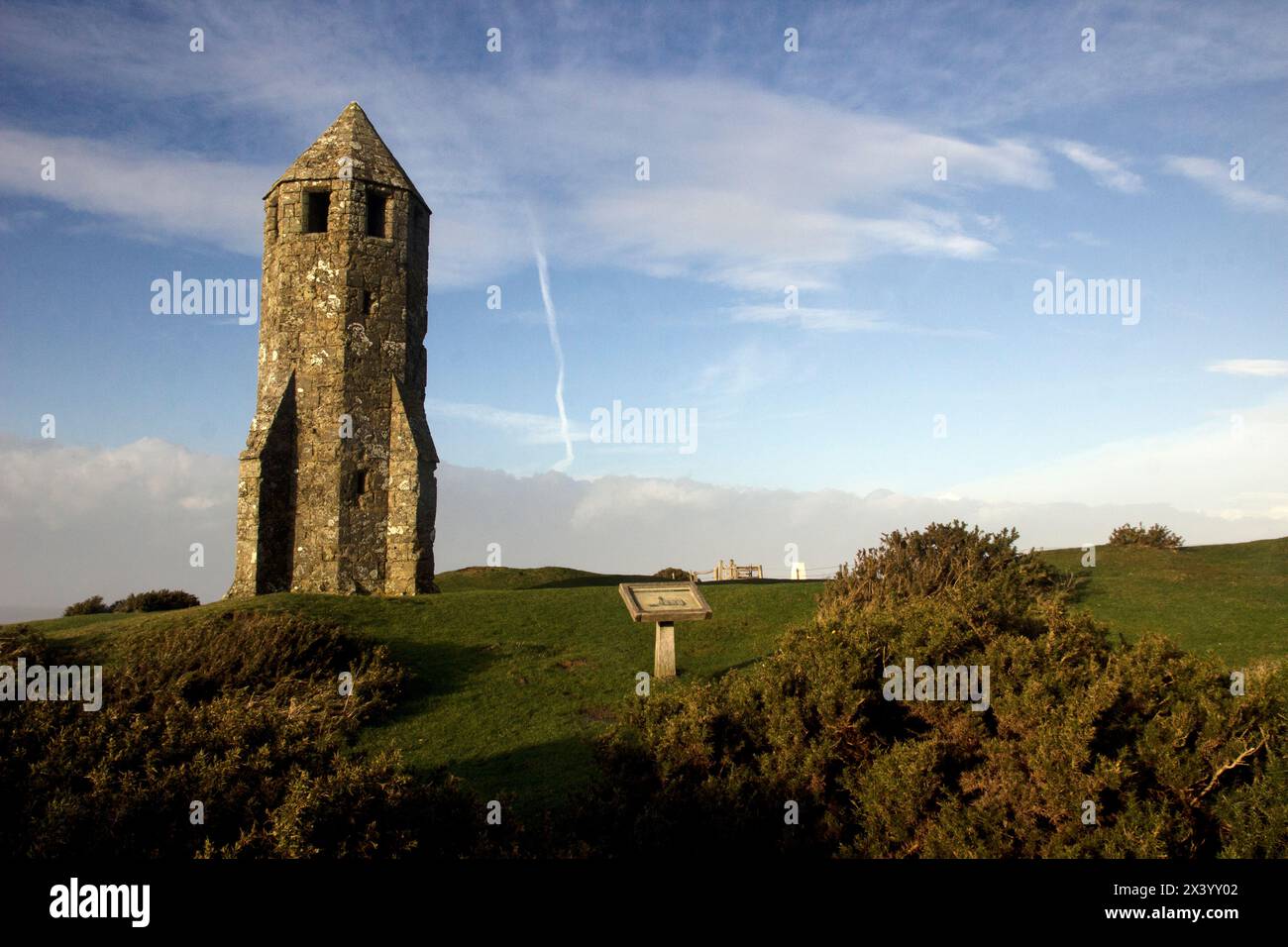 The medieval octagonal tower is all that remains of St Catherine’s ...
