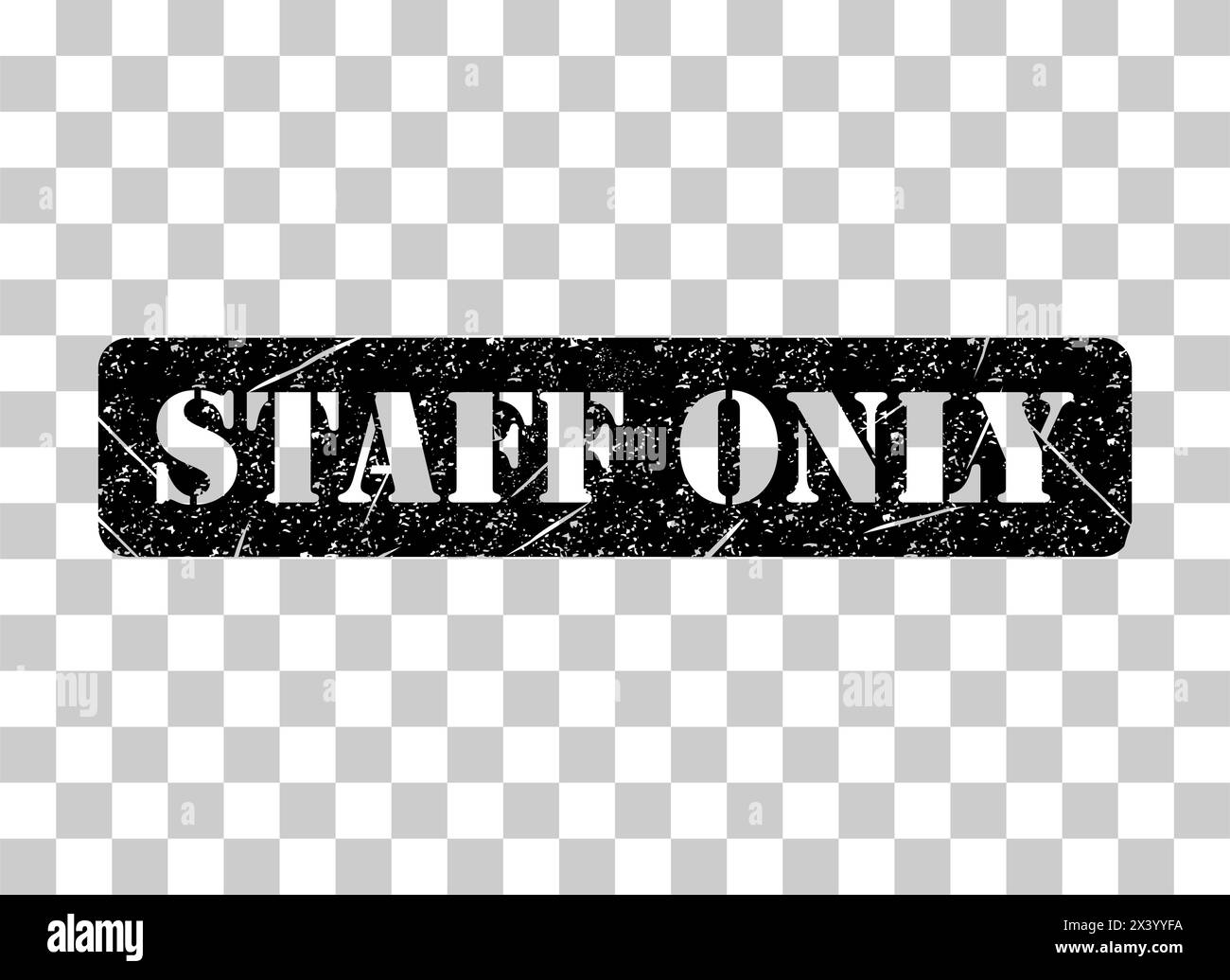 Only staff icon, danger zone symbol, safety entry person sign vector ...