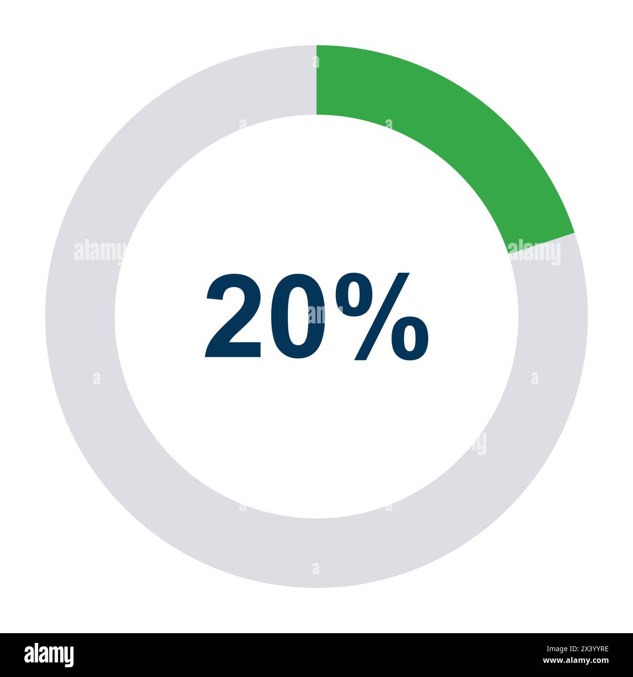 Information round diagram 20 percent icon, infographic graphic pie ...