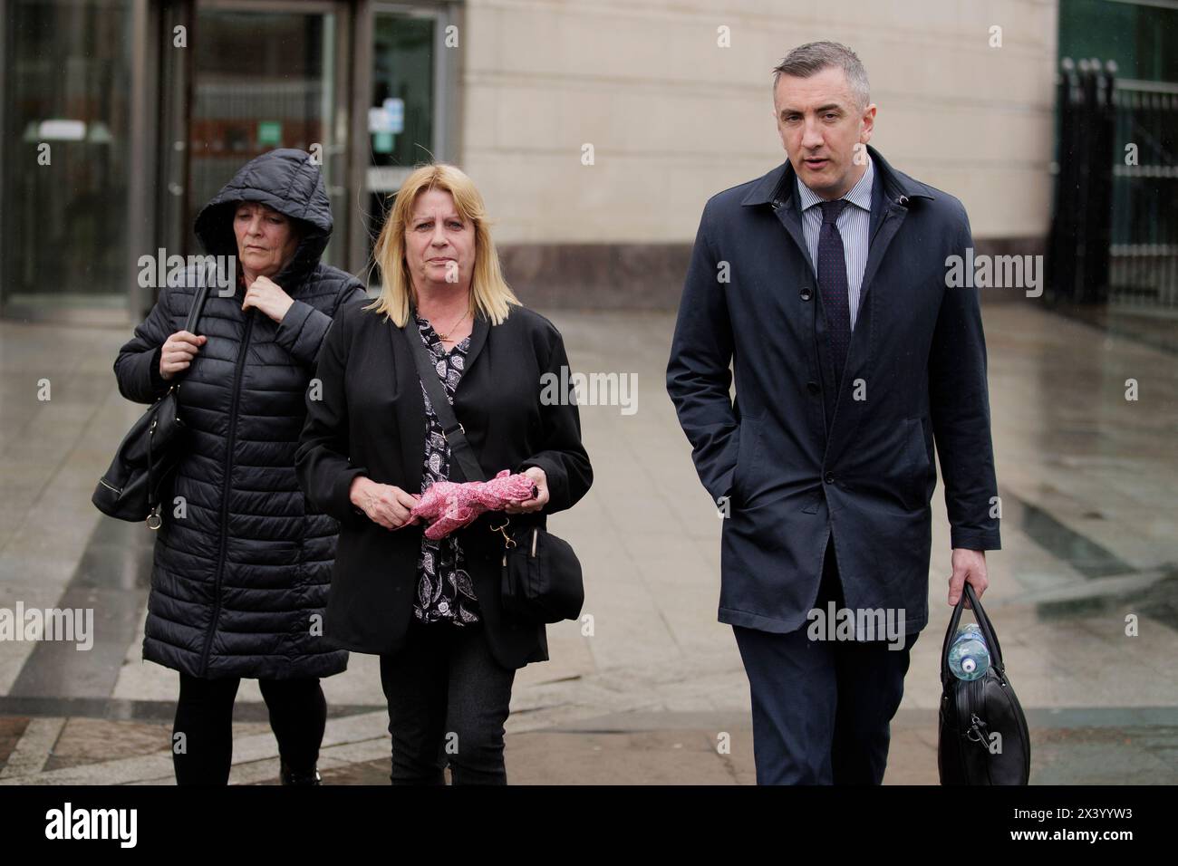 Martina Dillon (centre), whose husband, Seamus Dillon, was gunned down ...