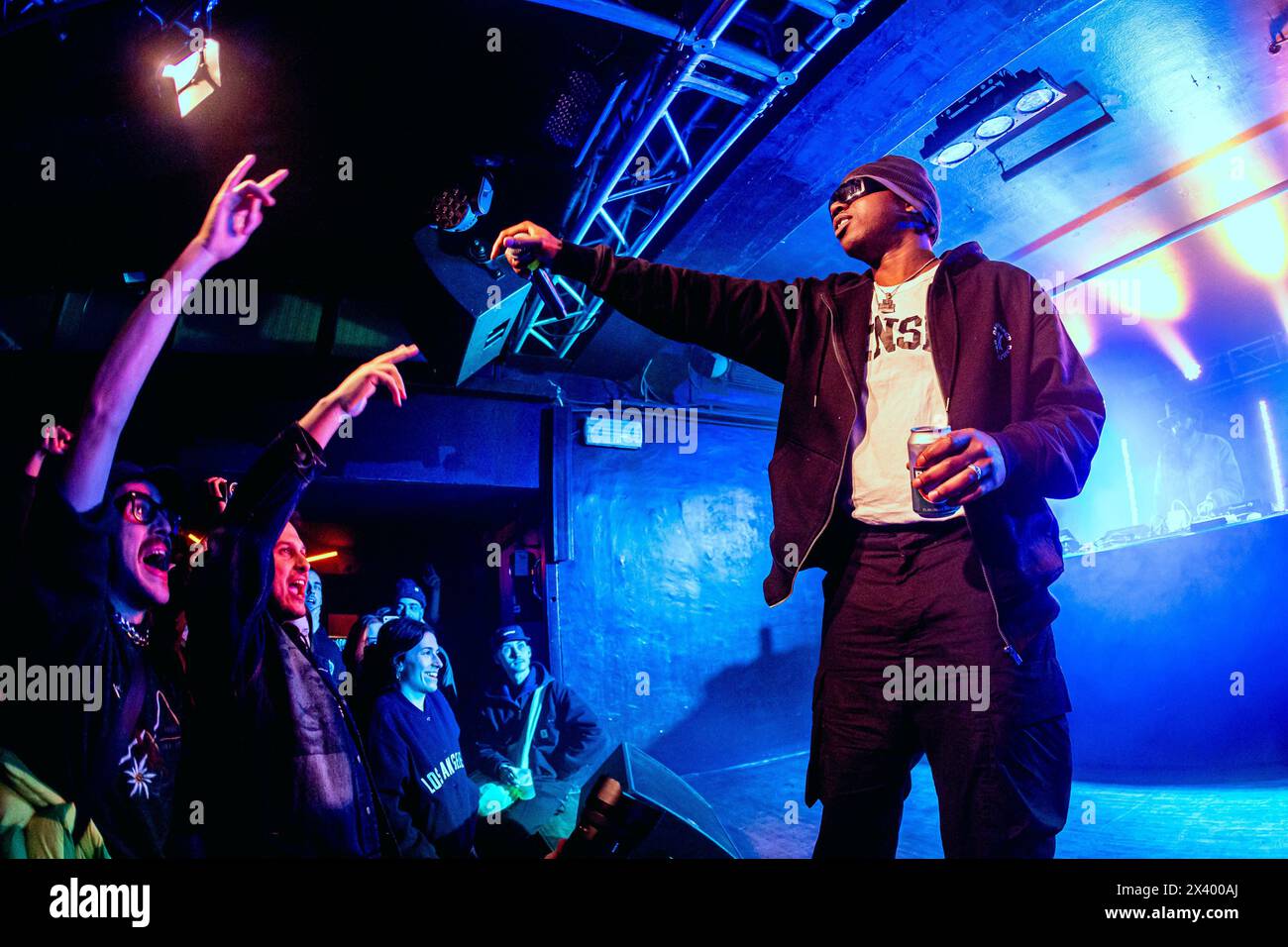 Milano, Italy. 26th Mar, 2024. English rapper Lord Apex performs live ...